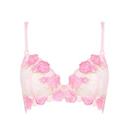 White Rvbbit BH 'Mrs. Rose' Damen Gr&ouml;&szlig;e 80 pastellgr&uuml;n / ros&eacute; / hellpink