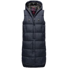 Marikoo Damen Winterweste Sayorii &ndash; lang, warm & mit Kapuze