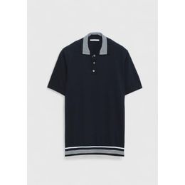 Ramsey Poloshirt Herren Gr&ouml;&szlig;e L navy / wei&szlig;
