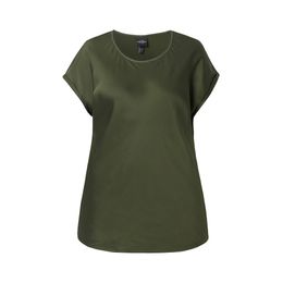 Ulla Popken Bluse Damen Gr&ouml;&szlig;e L/XL dunkelgr&uuml;n