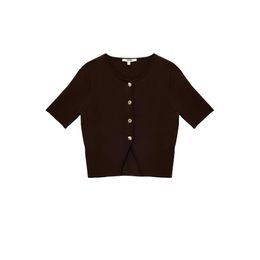 KOTON Strickjacke Damen Gr&ouml;&szlig;e XXL dunkelbraun