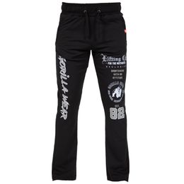 Gorilla Wear Workout Pants 'Colorado' male size XXXL Black / White