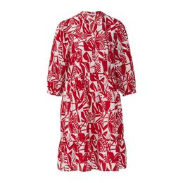 s.Oliver Kleid Damen Gr&ouml;&szlig;e 44 rot / wei&szlig; Sommerkleid