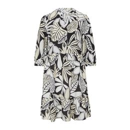 s.Oliver Kleid Damen Gr&ouml;&szlig;e 42 ecru / schwarz / wei&szlig; Sommerkleid