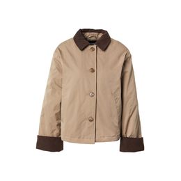 Pieces Jacke 'PCJorma' Damen Gr&ouml;&szlig;e L dunkelbraun / greige Sommerjacke