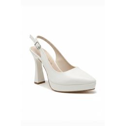 Corin Spitzer Zehenbereich Slingback Hochzeitsplattform Pumps