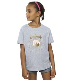 Harry Potter - "Hogwarts" T-Shirt f&uuml;r M&auml;dchen (Grau)