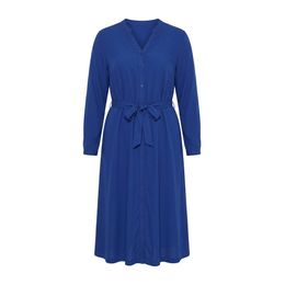 Miamoda Kleid Damen Gr&ouml;&szlig;e 56 dunkelblau Sommerkleid