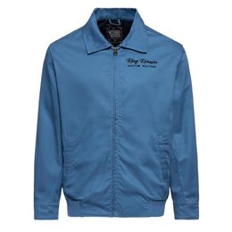 King Kerosin &Uuml;bergangsjacke 'Kustom Kulture' Herren Gr&ouml;&szlig;e XXL himmelblau Sommerjacke