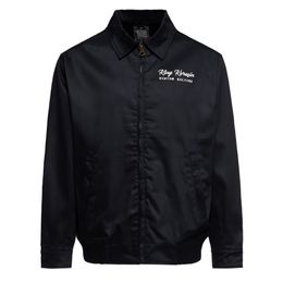 King Kerosin &Uuml;bergangsjacke 'Kustom Kulture' Herren Gr&ouml;&szlig;e L schwarz Sommerjacke