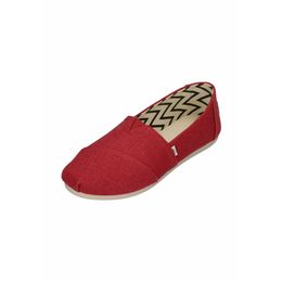 Toms Shoes TOMS Slipper 'ALPARGATA' Damen Gr&ouml;&szlig;e 42 rubinrot Sommerschuhe