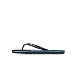 Quiksilver Zehentrenner 'Molokai' Herren Gr&ouml;&szlig;e 47 navy / aqua / wei&szlig;