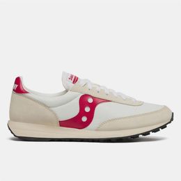 Saucony - "80" Sneaker f&uuml;r Herren, Wildleder (Wei&szlig;/Rot)