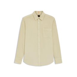 BOSS Button Up Shirt male size XXXL Beige