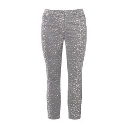 Studio Untold Jeans Damen Gr&ouml;&szlig;e 35/36 braun / schwarz / wei&szlig;