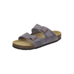 AFS-Schuhe Mules 'Pantoletten Herren Zweischnaller graphit Veloursleder' male size 45 Graphite