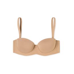 Schiesser B&uuml;gel-BH ' Bandeau mit Schale - Unique Micro ' Damen Gr&ouml;&szlig;e 75 beige