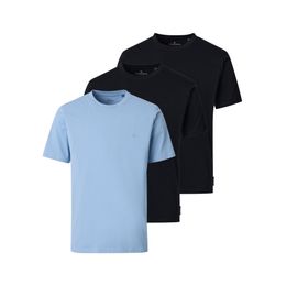 Casamoda Shirt 'Basic' Herren Gr&ouml;&szlig;e L blaumeliert