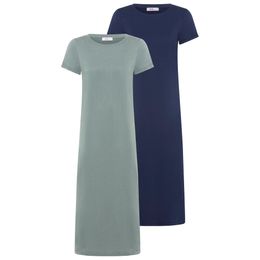 Flashlights Kleid Damen Gr&ouml;&szlig;e 52/54 navy / gr&uuml;n Sommerkleid