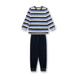 Sanetta Pajamas boy size 104 Smoke blue / Night blue / White