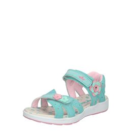 LICO Sandals 'Cassandra' girl size 31 Turquoise / Azure / Aqua / Dusky pink