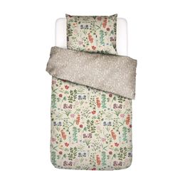 Essenza Bettbezug Herren Gr&ouml;&szlig;e 155x220 + 1x 80x80 cm creme / mischfarben