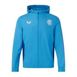 Castore - Jacke f&uuml;r Damen, Leicht, Training (Blau/Tiefblau)