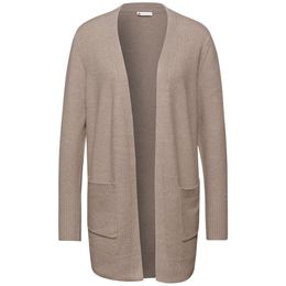 STREET ONE Knit Cardigan female size XXL Beige