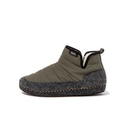 Nuvola. Hausschuh 'Boot New Wool' Damen Gr&ouml;&szlig;e 38 dunkelgr&uuml;n