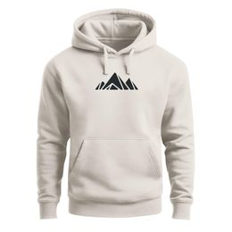 Neverless Sweatshirt 'Berg Polygon' male size L Nude