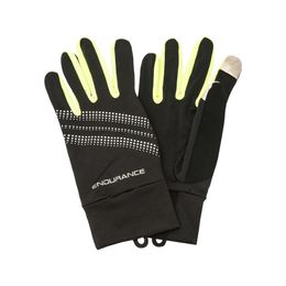 Endurance Fingerhandschuhe 'Sherman' Herren Gr&ouml;&szlig;e S neongelb / grau / schwarz