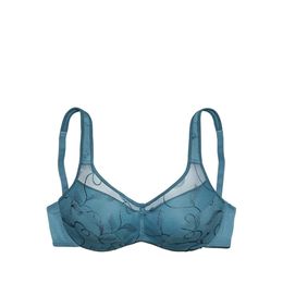 Petite Fleur By Lascana Minimizer-BH (2 Stck.) Damen Gr&ouml;&szlig;e 80 petrol / wei&szlig;