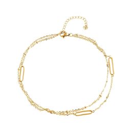 Akzent Fu&szlig;schmuck 'Lotte, langlebig' Damen Gr&ouml;&szlig;e One Size gold