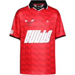 New Era T-Shirt 'Chicago Bulls' Herren Gr&ouml;&szlig;e M rot / schwarz / wei&szlig;