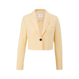 s.Oliver BLACK LABEL Blazer female size 40 Light yellow