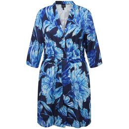 Ulla Popken Jacke Damen Gr&ouml;&szlig;e XXL/XXXL blaumeliert Sommerjacke