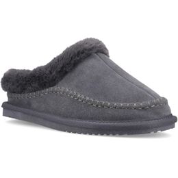 Hush Puppies Anika Wildleder Damen Hausschuhe in Grau