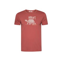 Greenbomb Shirt 'Guide Turtle Walk' male size M Fire red