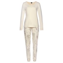 Vivance By Lascana Pyjama Damen Gr&ouml;&szlig;e XXL beige / pink / schwarz Sommerkleid