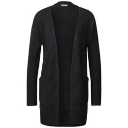STREET ONE Knit Cardigan female size M Black denim