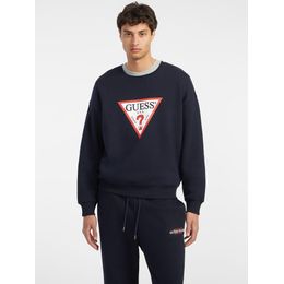 Guess Sweatshirt 'Iconic' male size XS marine blue / Red / Black / White