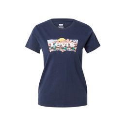 Levi's LEVI'S Shirt 'The Perfect' female size XL Navy / Yellow / Jade / White