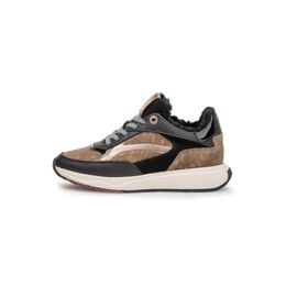 Floris Van Bommel Sneaker 'Suvi 02' Damen Gr&ouml;&szlig;e 35 braun / gold / schwarz Sommerschuhe