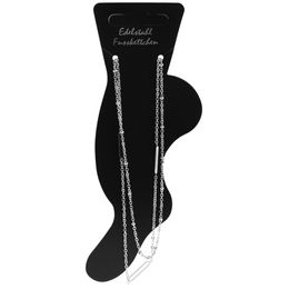 Akzent Fu&szlig;schmuck 'Lotte' Damen Gr&ouml;&szlig;e One Size silber