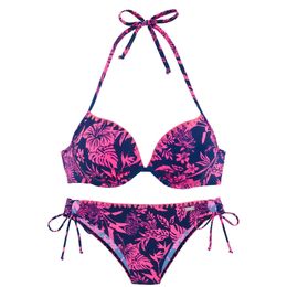 Venice Beach Bikini Damen Gr&ouml;&szlig;e S/M navy / lila