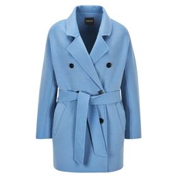 Madeleine Mode MADELEINE Between-Seasons Coat female size S/M Smoke blue