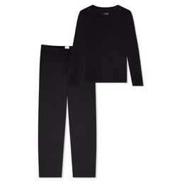 Schiesser Pajama 'Mix & Relax' female size 4XL Black