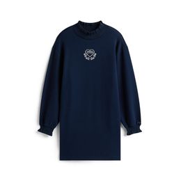 Tommy Hilfiger Kleid M&auml;dchen Gr&ouml;&szlig;e 164 dunkelblau / wei&szlig;