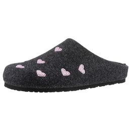Bio Life Hausschuh Damen Gr&ouml;&szlig;e 40 rosa / schwarz