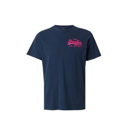 Superdry & Co T-Shirt Herren Gr&ouml;&szlig;e M marine / pink